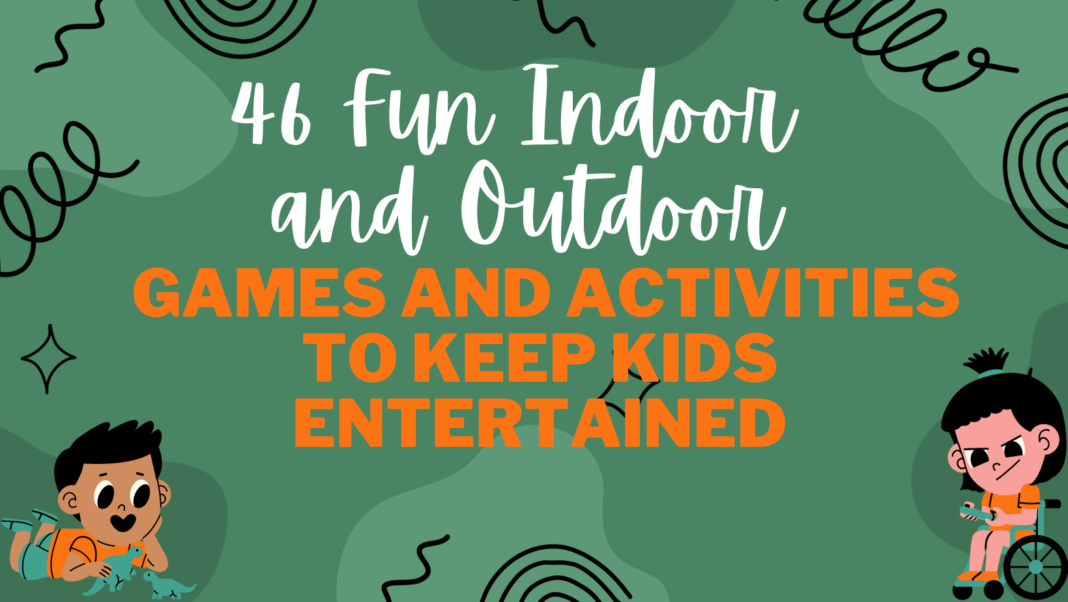 Indoor and Outdoor After School Games for Kids