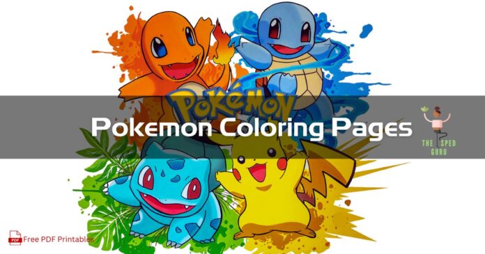 Pokemon Coloring Pages (Free PDF Printables) | Parenting Kids and Teens