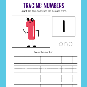 Number Tracing Workbook For Preschoolers and kids - Parenting Kids and ...