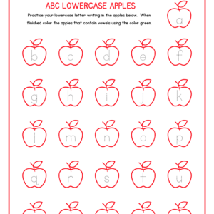Apple Themed Worksheets for Kids - Parenting Kids and Teens