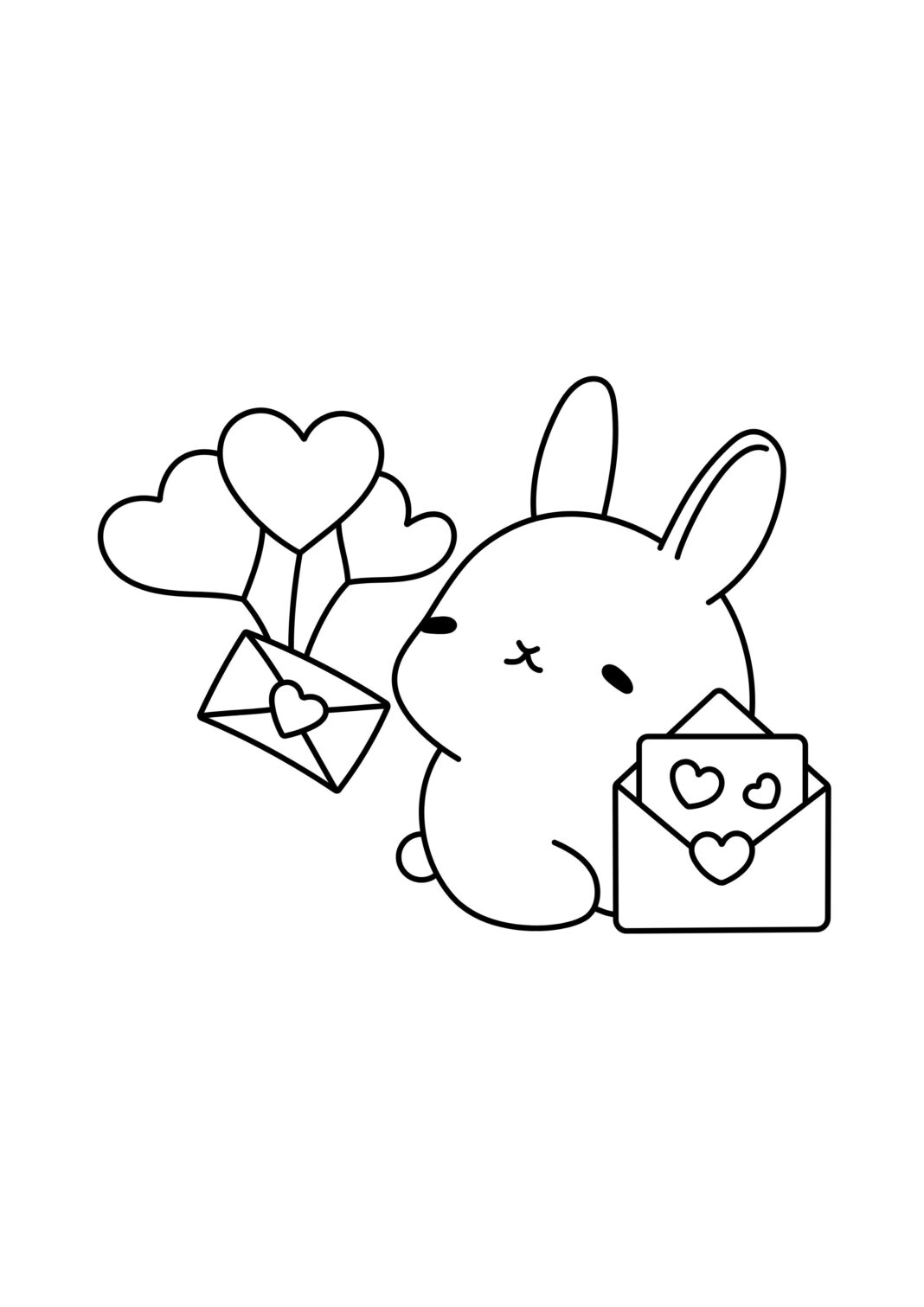 Heart Coloring Pages - Printable PDF Free Download