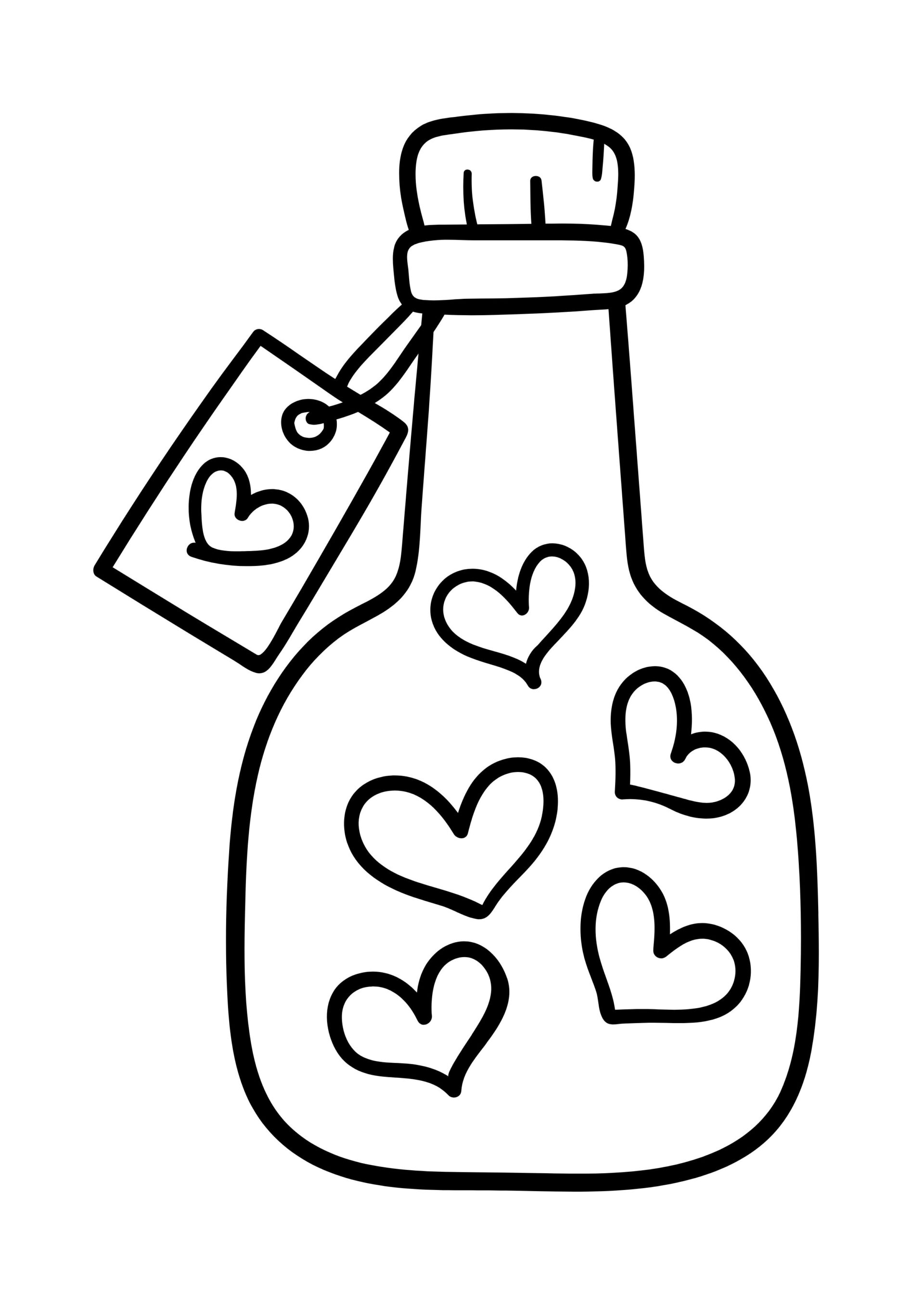 Heart Coloring Pages - Printable PDF Free Download