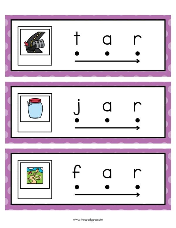 CVC Reading Cards with Pictures - Parenting Kids and Teens