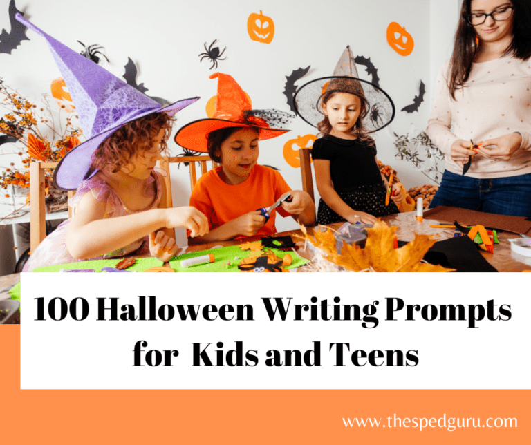 100 Spooky Halloween Writing Prompts for Kids - Parenting Kids and Teens