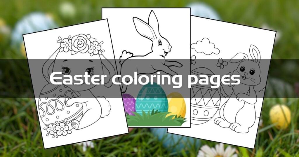 Easter Coloring Pages (Free PDF Printables)