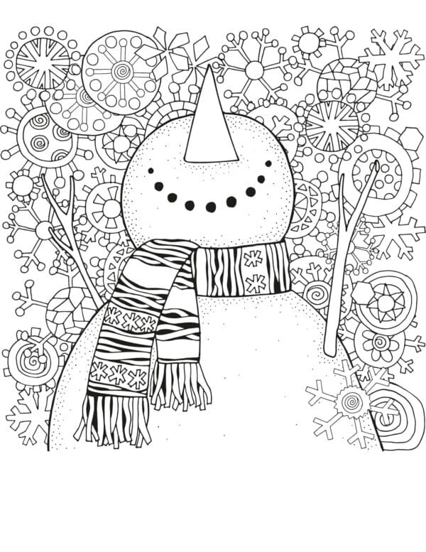 Winter Coloring Pages - Free Printable PDF